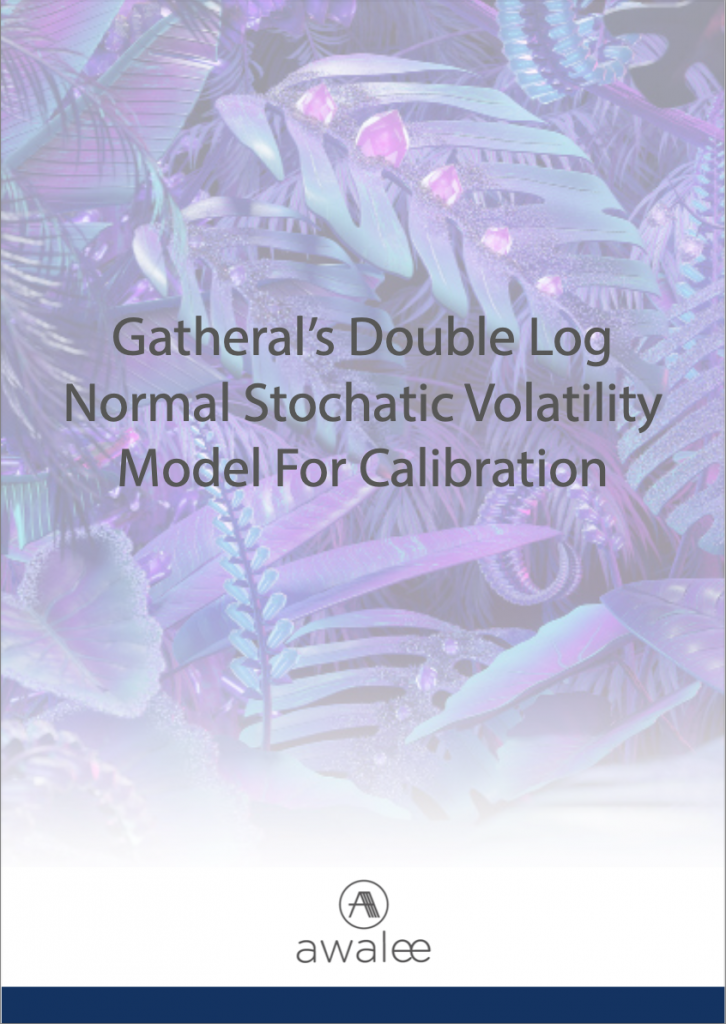 Gatherals Double Log Normal Stochatic Volatility Model For Calibration